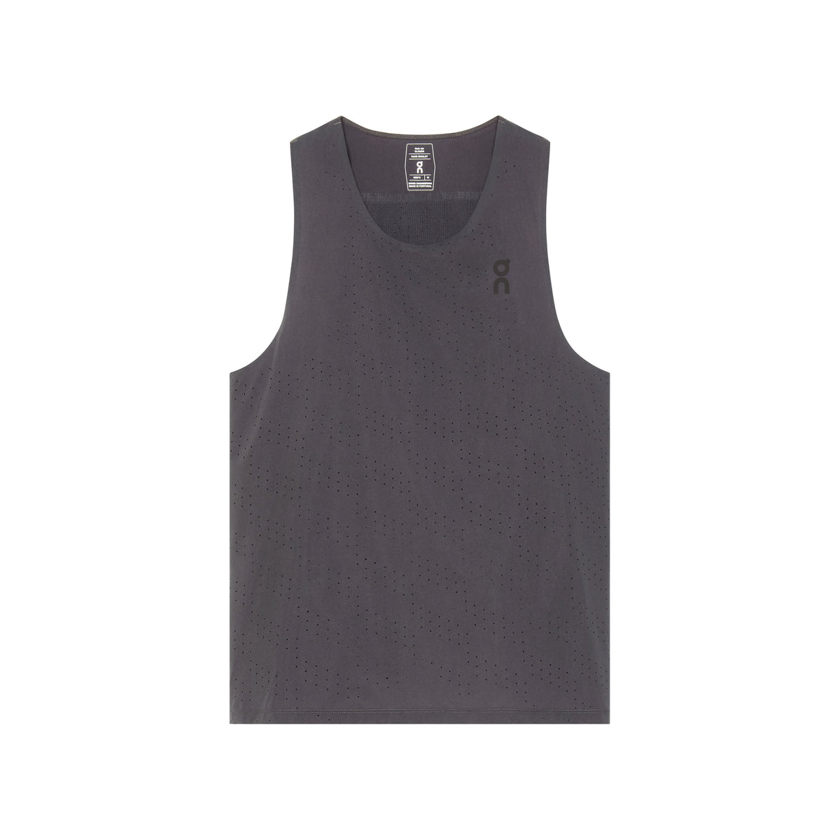 MEN'S RACE SINGLET - IRON | Performance Running Outfitters