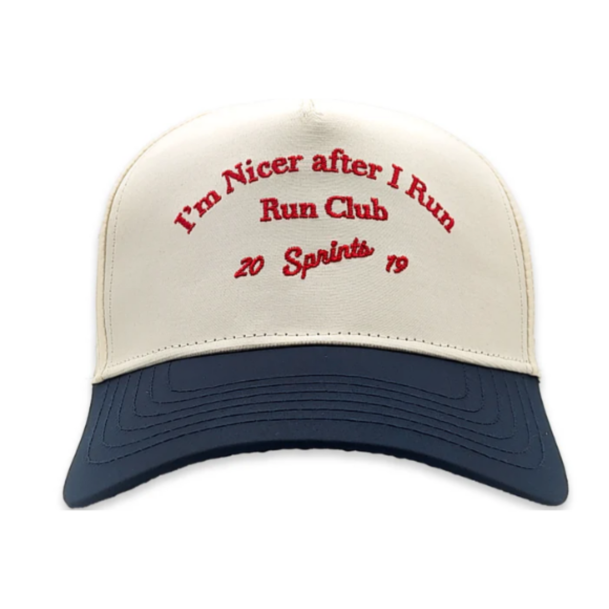 STRUCTURED VP HAT - I'M NICER AFTER I RUN | Performance Running Outfitters